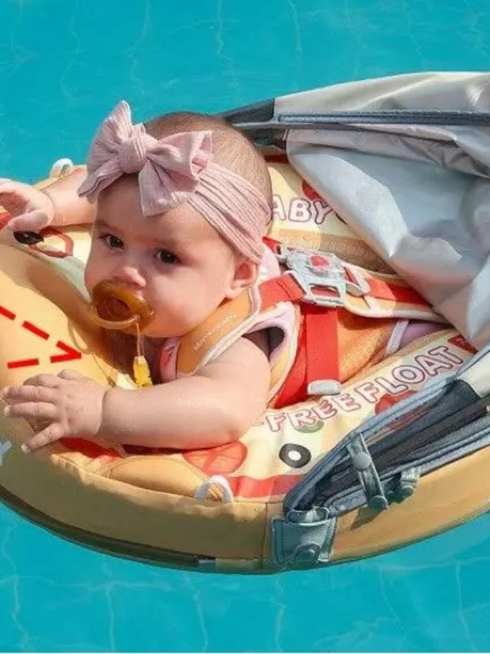 Mambobaby | Swim | Mambobaby Baby Kids Swim Float With Sun Canopy And ...